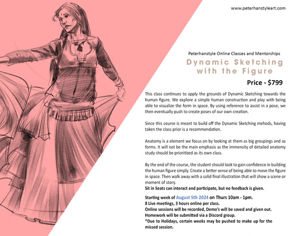 Dynamic Figure Sketching with Peterhanstyle – PeterHanStyle