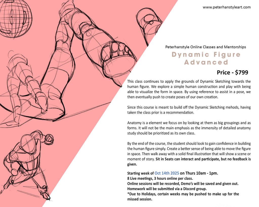 Dynamic Figure Sketching with Peterhanstyle – PeterHanStyle