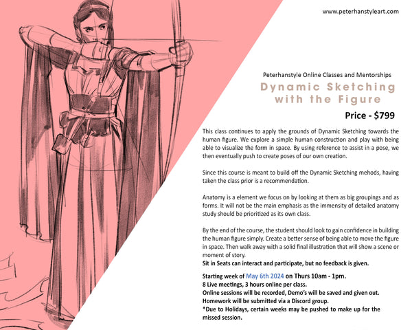 Dynamic Figure Sketching with Peterhanstyle – PeterHanStyle